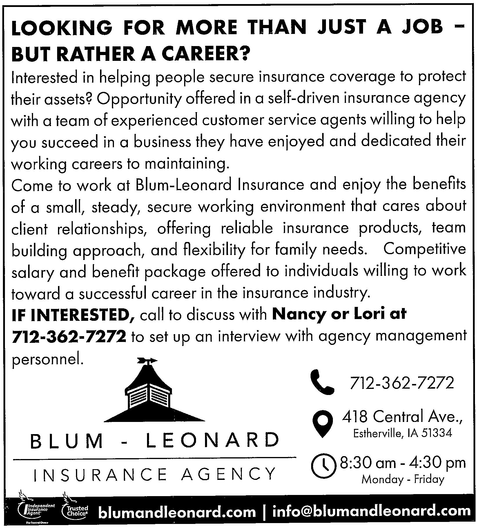 Career opportunity for a customer service and sales agent in the never ...